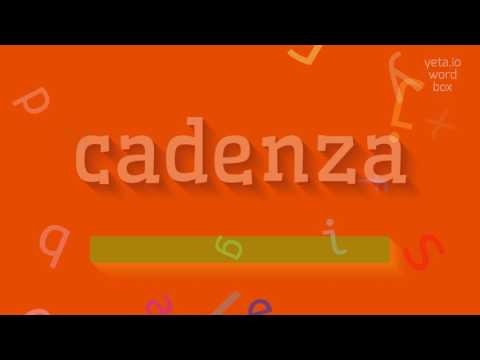 How to say "cadenza"! (High Quality Voices)