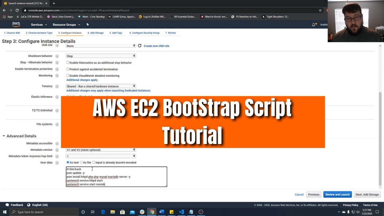 How To AWS BootStrap Scripts