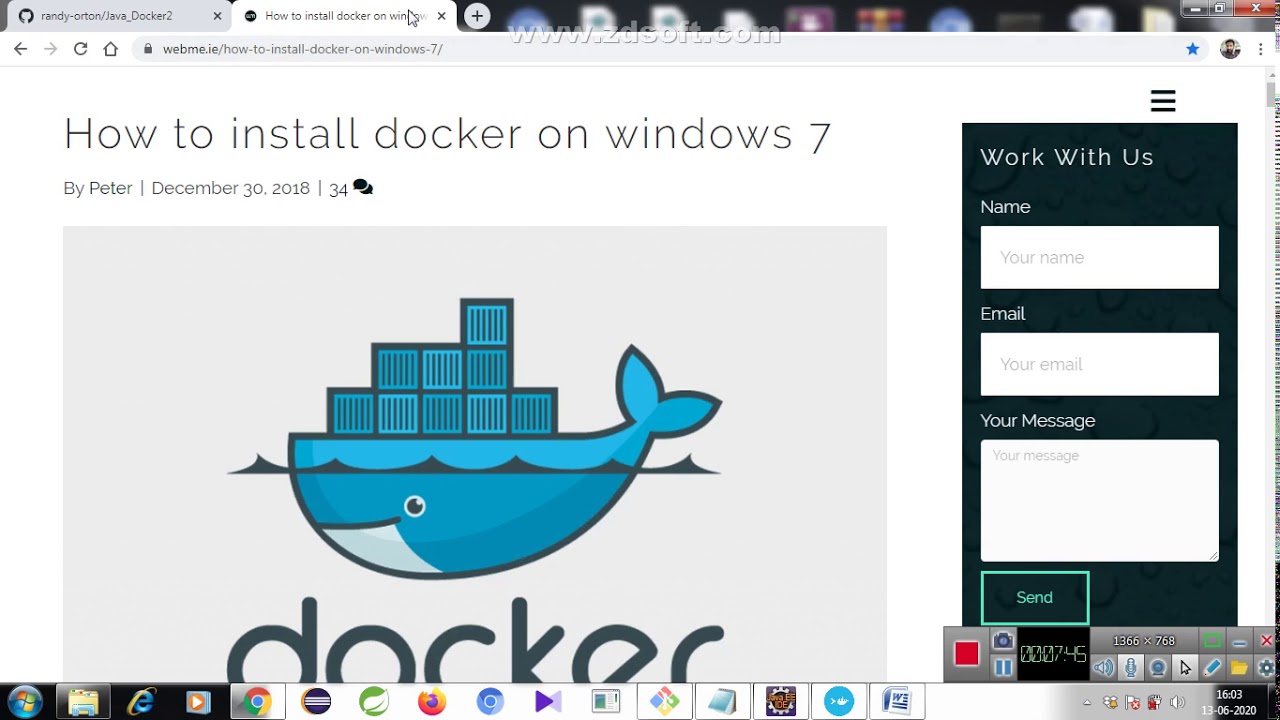 Docker with standalone java application with maven