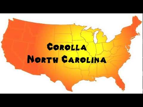 How to Say or Pronounce USA Cities — Corolla, North Carolina