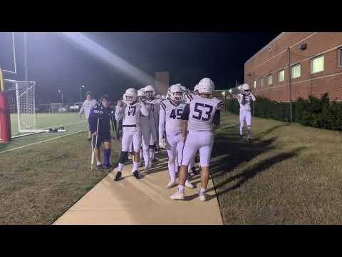Mount St. Joseph football pregame entrance 11/5/21