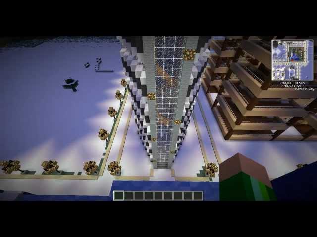 blue tower Minecraft Map