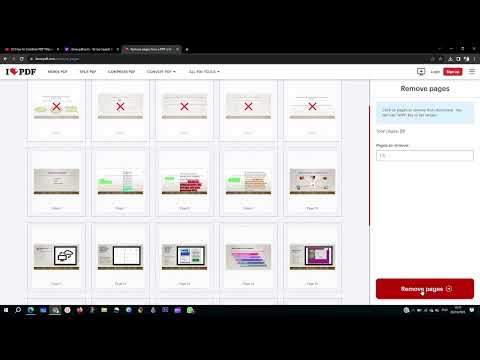 How to Remove PDF Pages Using I love PDF.com.