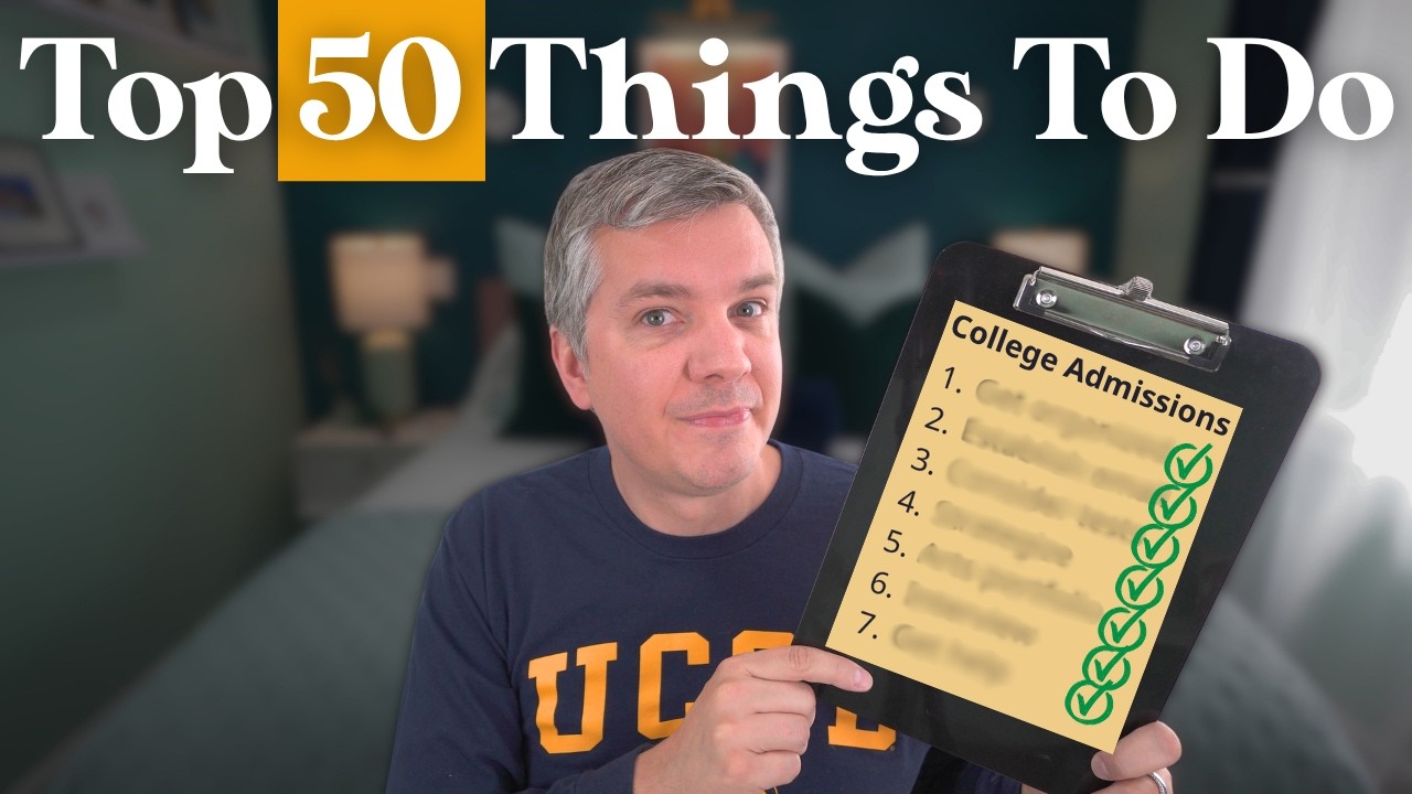 The Ultimate College Admissions Checklist (50 Things to Do Now)