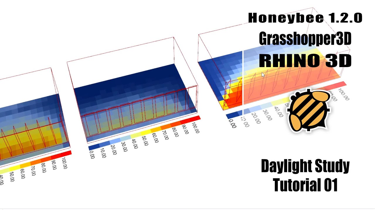 Daylight Study with Honeybee | Ladybug tools 1.2.0 | Tutorial 001