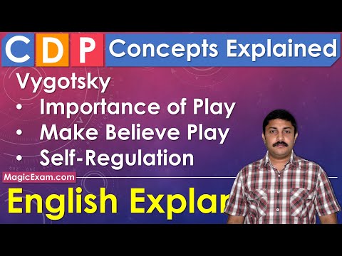 Vygotsky Play Make Believe Play Self-Regulation CDP Concepts English Explanation