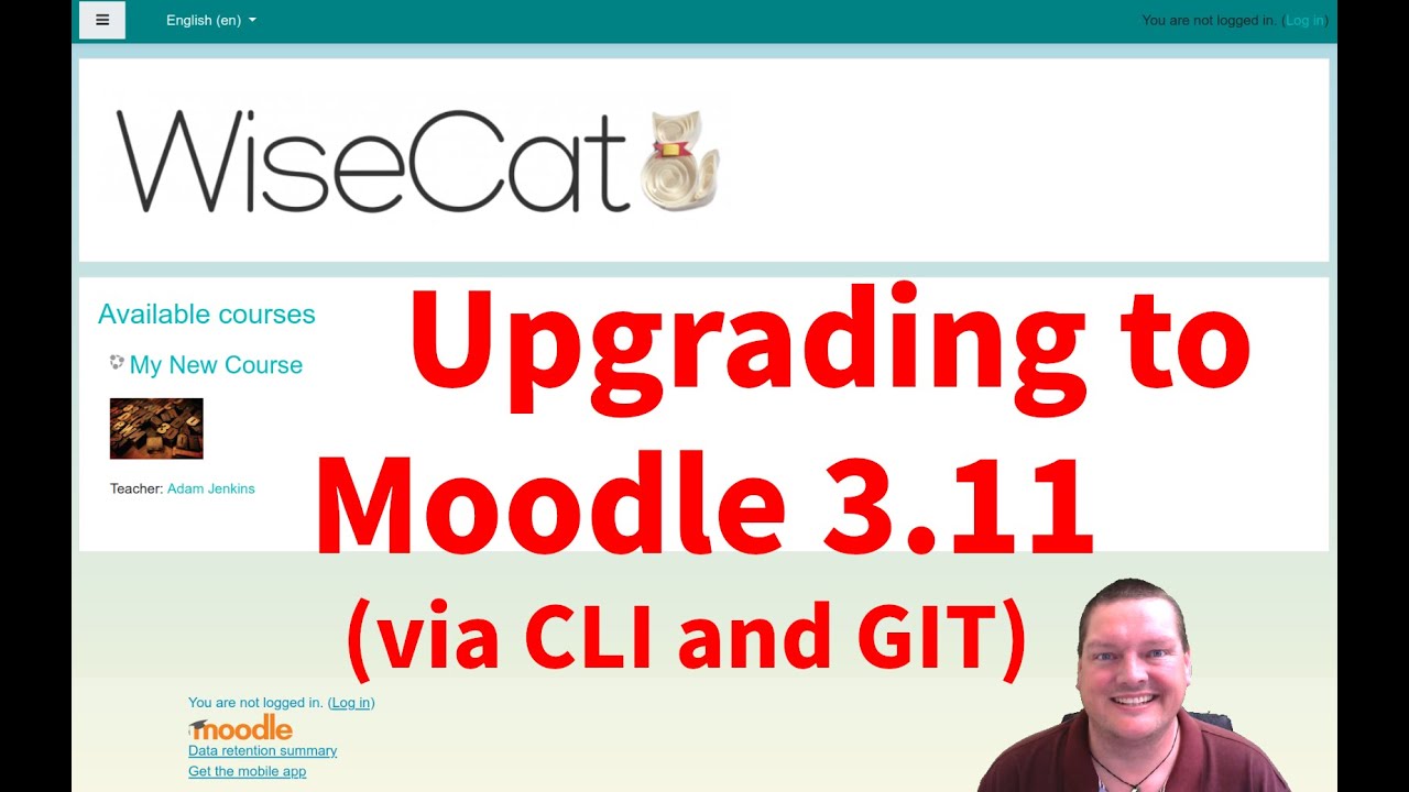 Upgrading to Moodle 3.11 using GIT