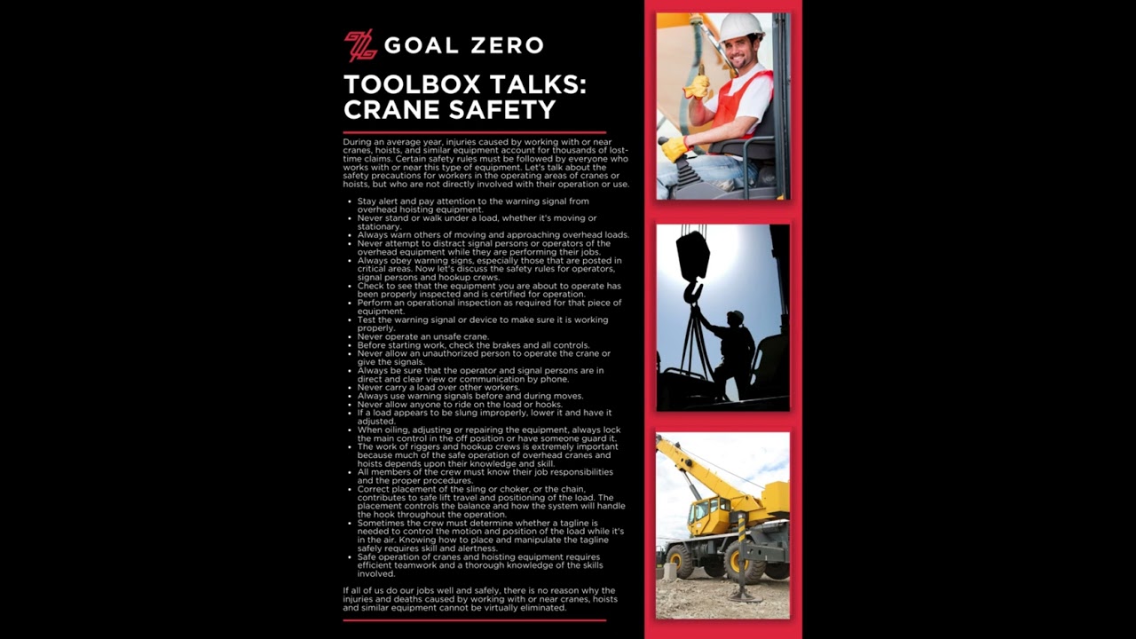 Toolbox Talk Series: Crane Safety