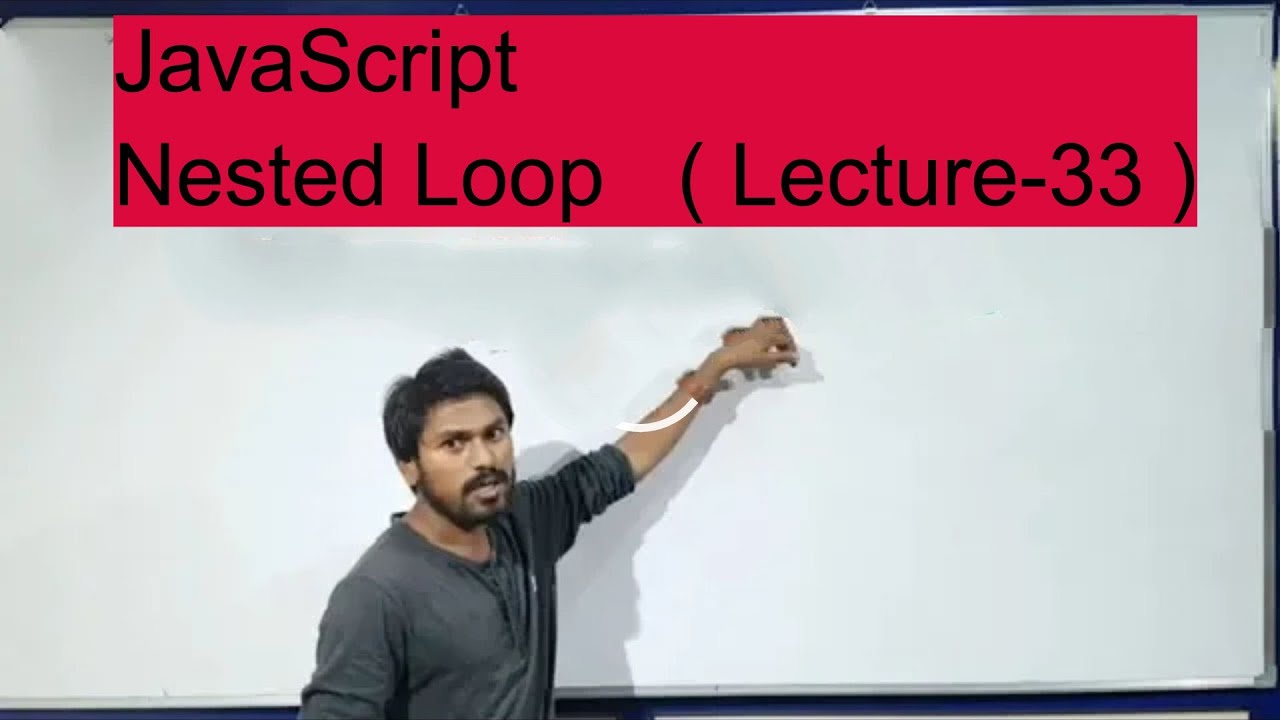 JavaScript Nested Loop With Example ( Lecture-33 ) in Hindi.