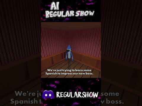 Rigby learns Spanish #ai #regularshow #shorts
