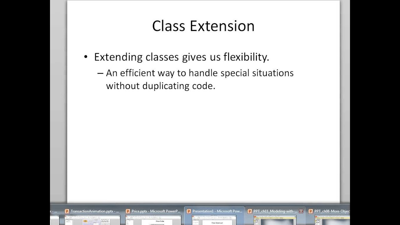 Programming Logic and Methods: Inheritance and Pseudocode