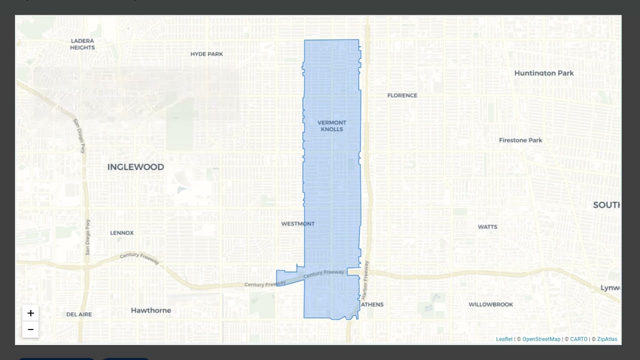 Zip Code 90044 (CA) Social & Economic Profile