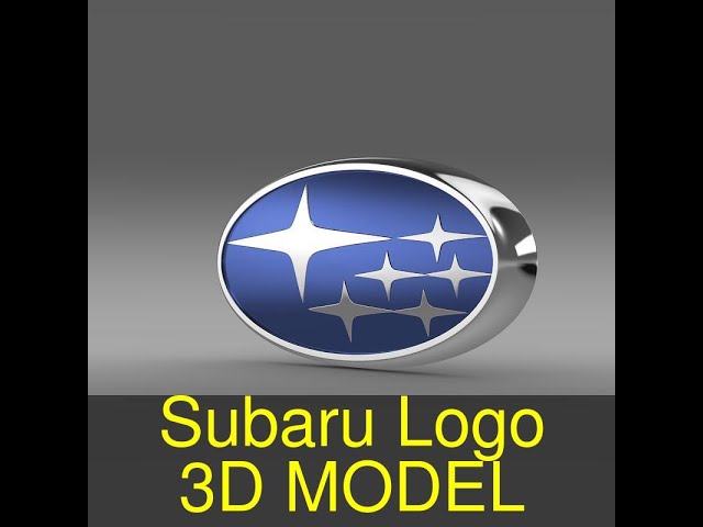 Subaru Logo 3D Model - FlatPyramid
