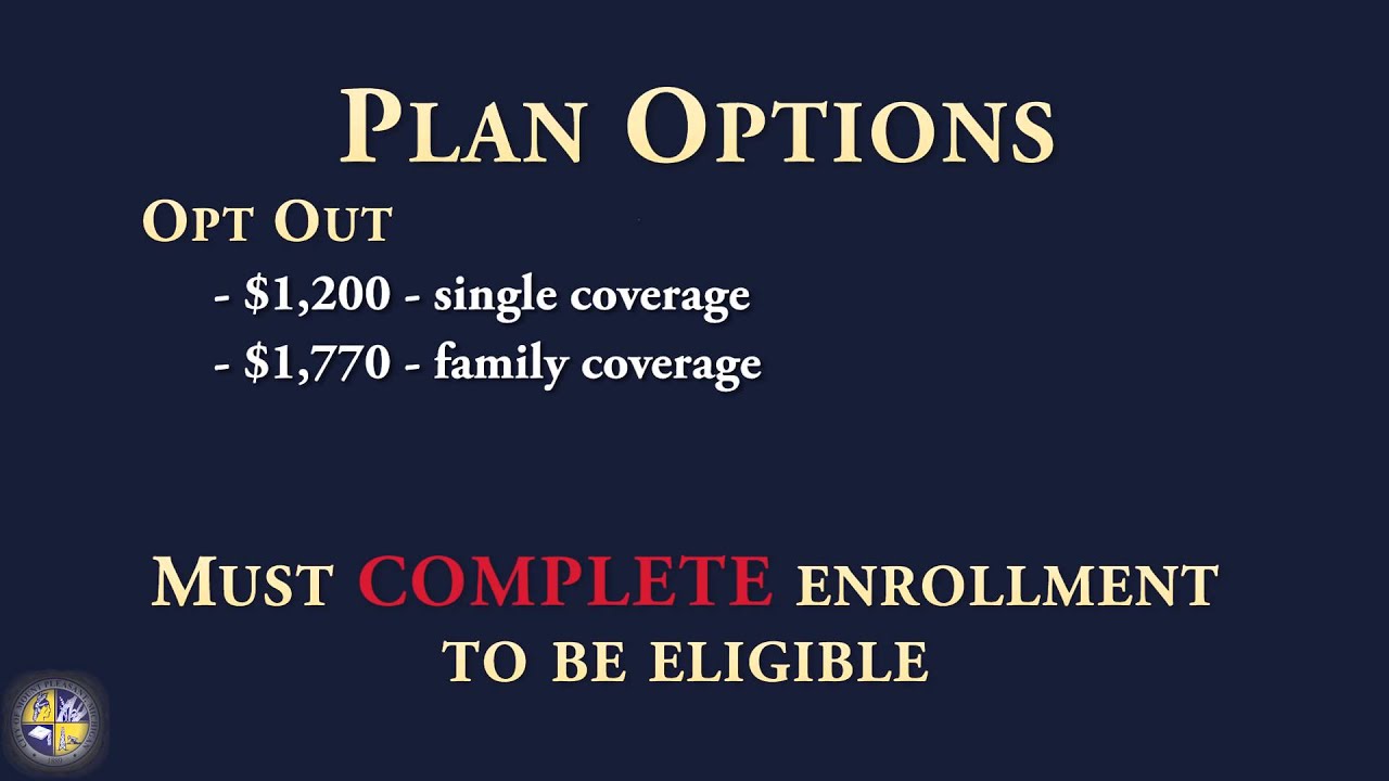 Open Enrollment Overview 2016