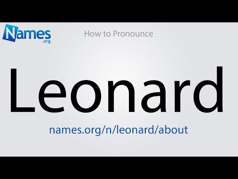 How to Pronounce Leonard
