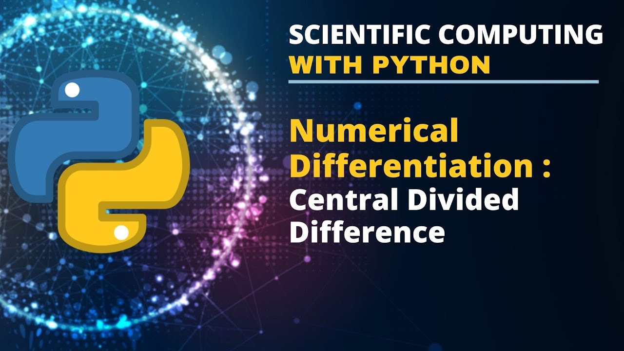 Numerical Differentiation | Central Divided Difference using Python