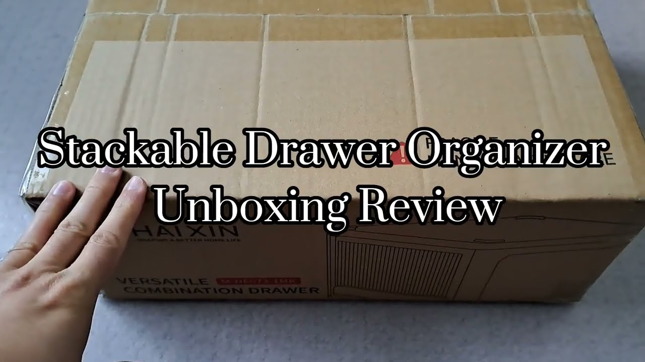 Stackable Storage Drawer Unboxing Review