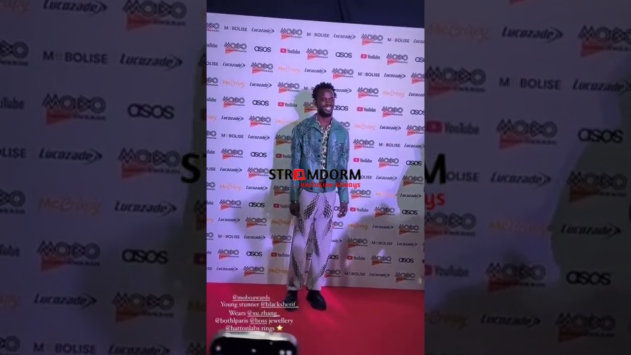 Black Sheriff at MOBO Awards #shorts