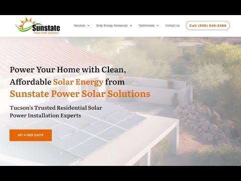 Solar in Tucson with Sunstate Power Solar Solutions