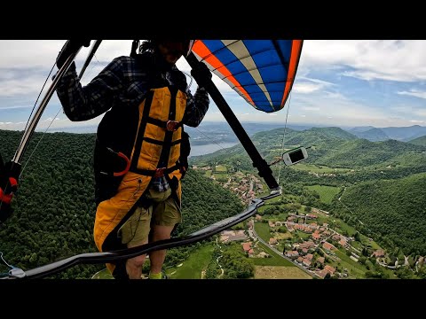 Light Spiral on the Landing.      Hang Gliding  "Laminar 12.6"  @icaro2000