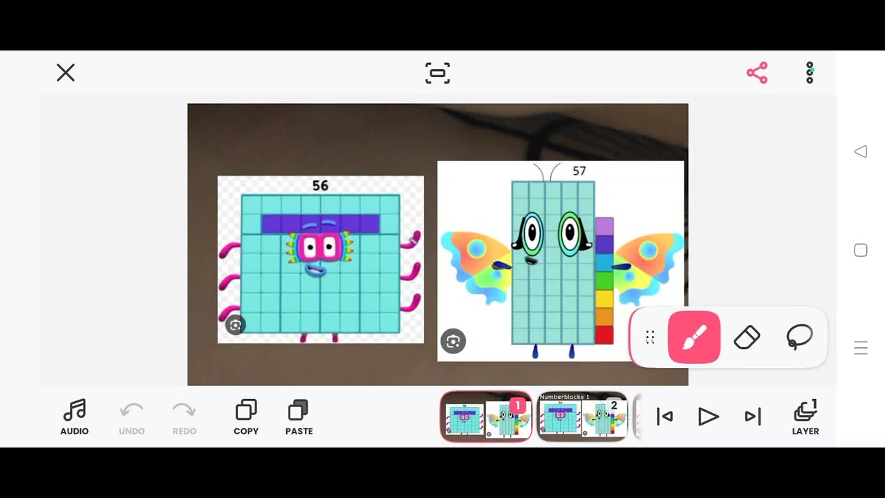 Numberblocks 56 crying