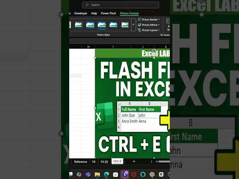 Flash Fill in Excel โ Magic Shortcut You Need! ๐ฅ#FlashFill #ExcelShortcuts #ExcelTips #CtrlE