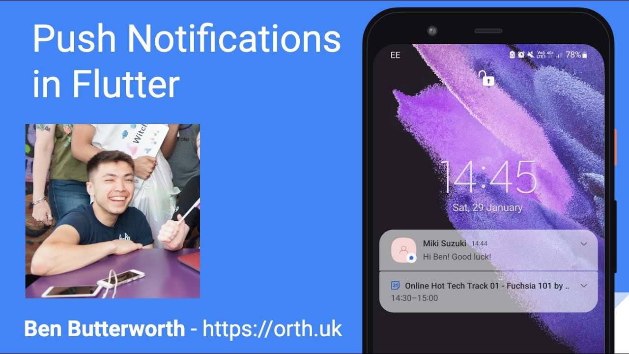 Push Notifications with Flutter - Ben Butterworth