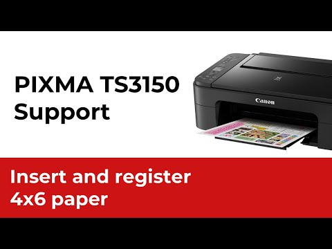 TS3150 insert and register 4x6 paper tray