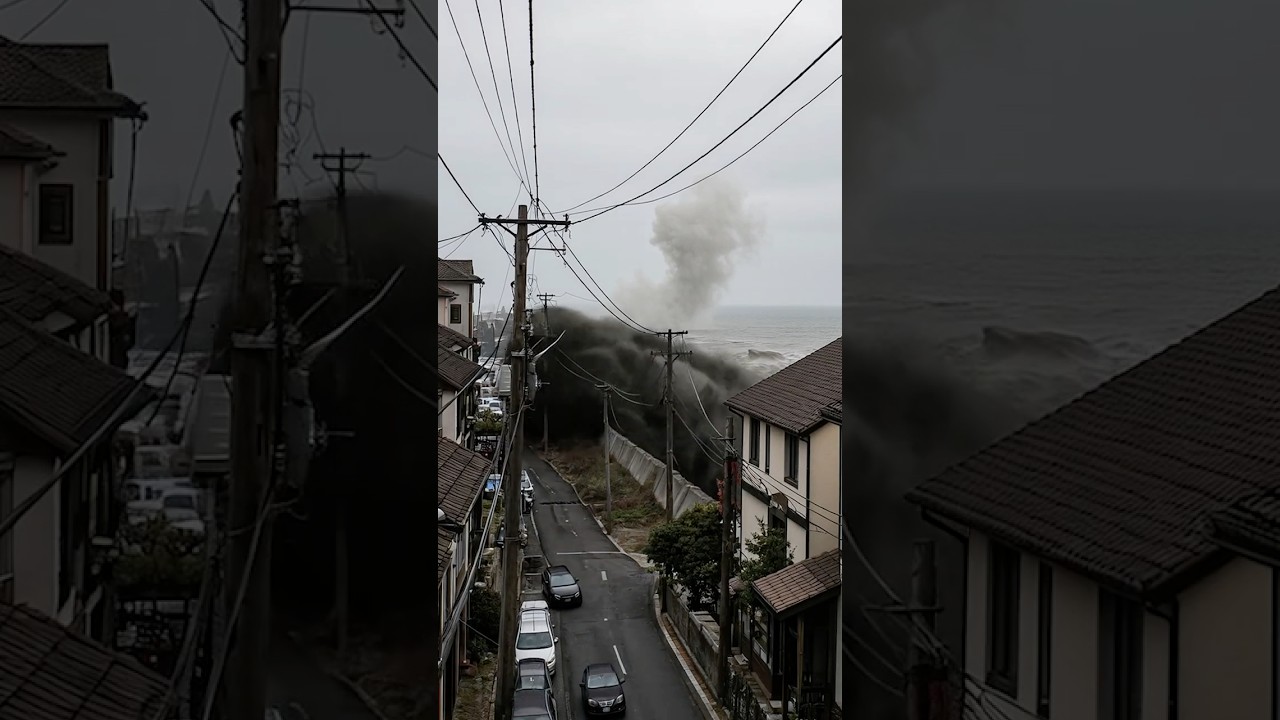 Tsunami Hits Kamchatka After Massive Earthquake! (4K Remastered)