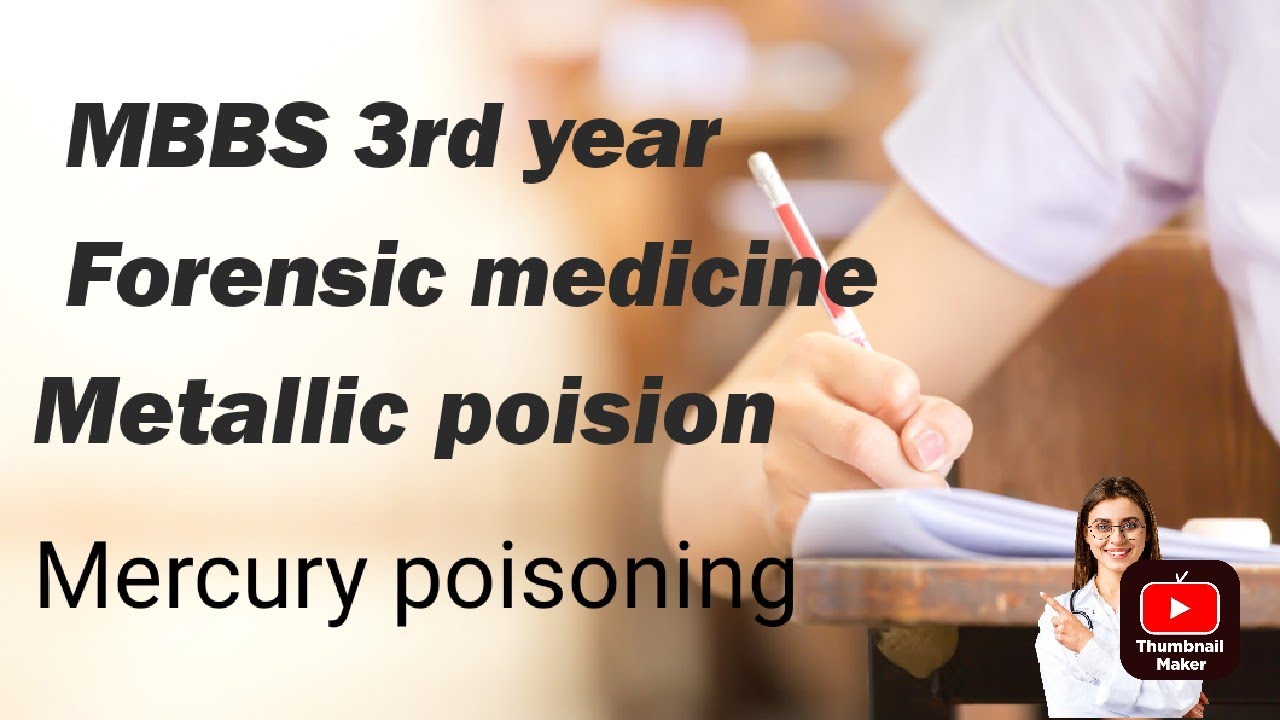 #mbbs#3rd year#forensic medicine #TeluguMed#Metallic poisons#Mercury