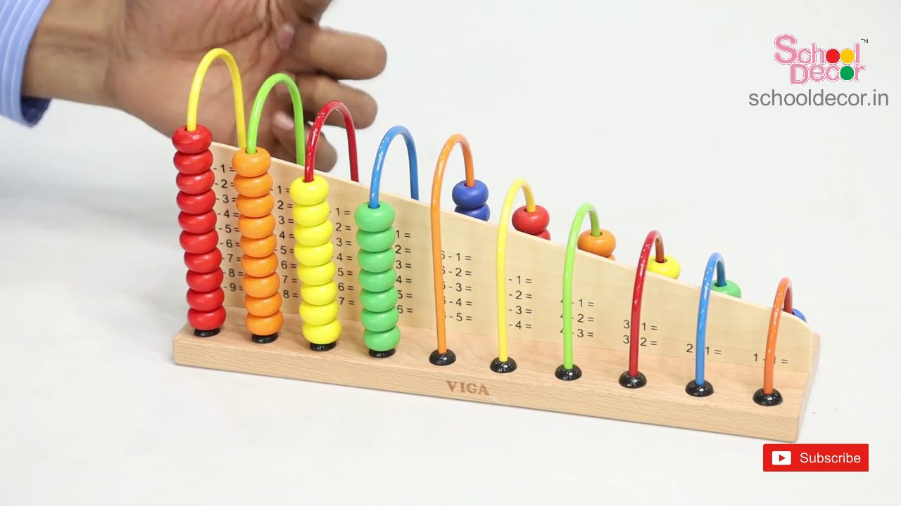 Wooden Abacus || Let The Kids Learn Addition & Subtraction || Viga Toy