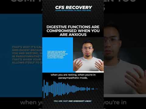 DIGESTIVE FUNCTIONS ARE COMPROMISED WHEN YOU ARE ANXIOUS | CHRONIC FATIGUE SYNDROME