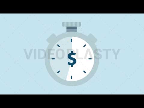 Time is Money Icon (Dollar) Animation [MOV & GIF]