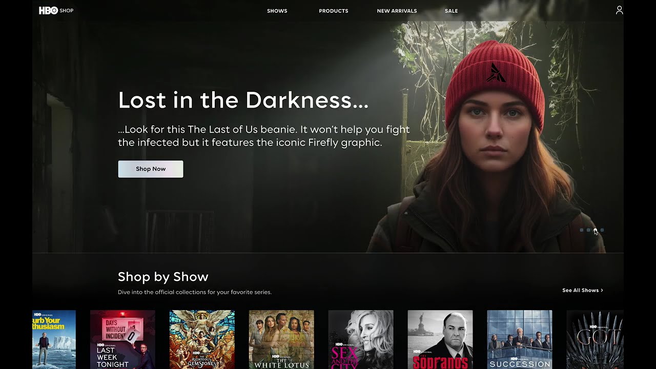 HBO Shop Design Exploration Prototype