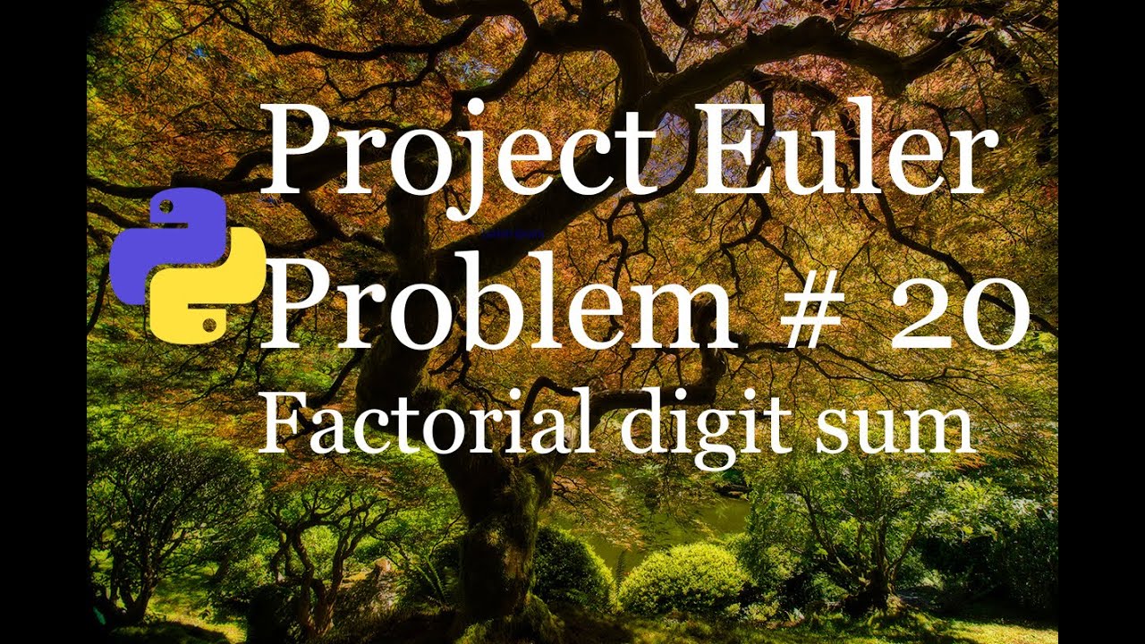 Project Euler 20