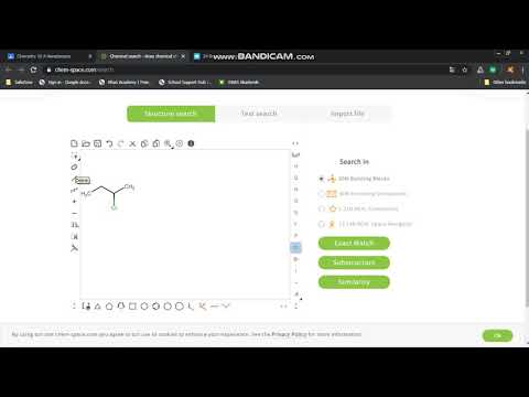 Drawing Organic Molecule Online in chem-space.com