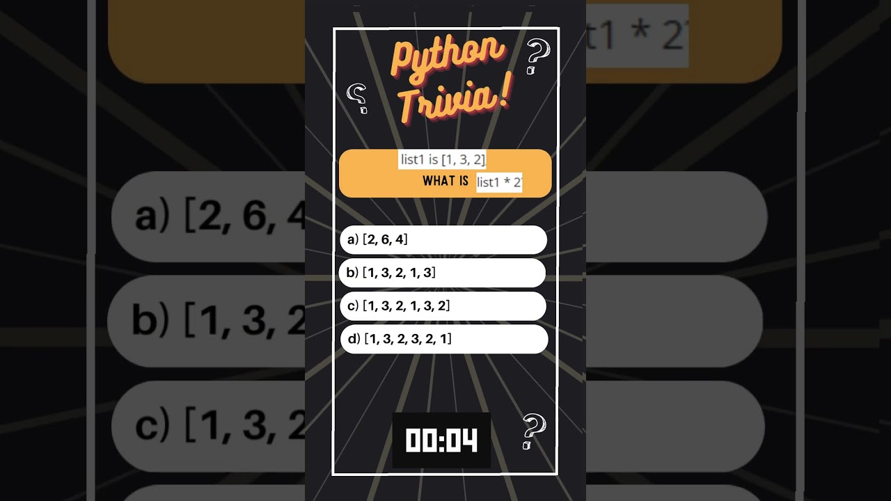 Python Trivia   List 12 #coding #python #techcommunity #shorts #trending #viral #datascience