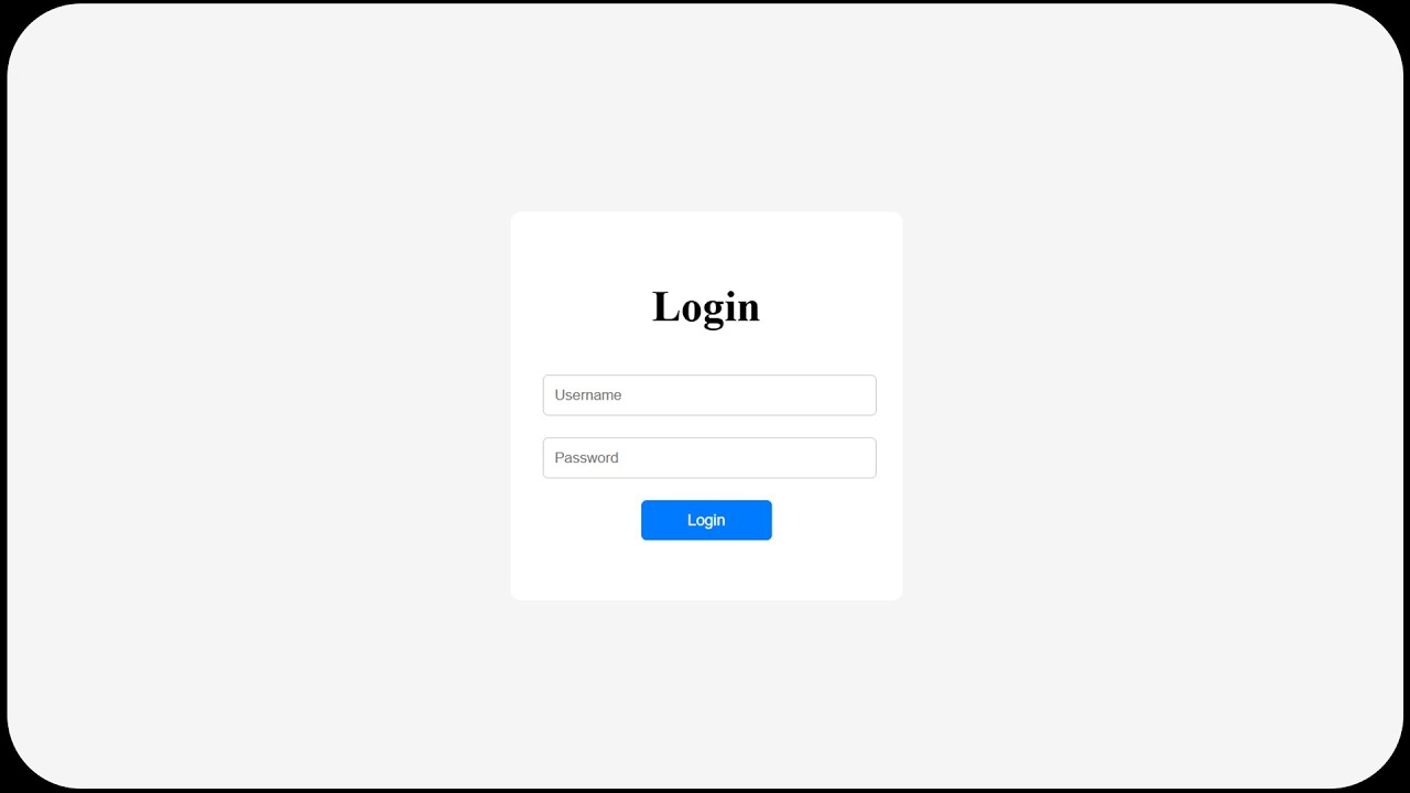 Simple Login Page using HTML, CSS & JavaScript | Beginner Web Development Tutorial #coding #html