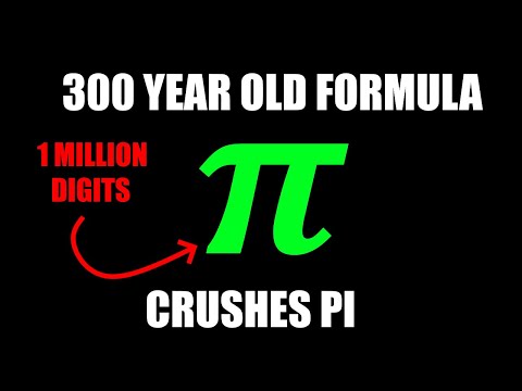 Pi to 1 MILLION Digits - 300 Year Old Formula