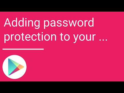 Add password protection to your Google Play account