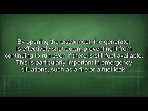 Generator Disconnect Requirements NEC Article 700 Explained