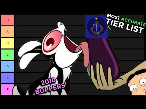 HILARIOUS 2010 CARTOON TIER LIST VIDEO WITH FRIENDS!!!!!!!!