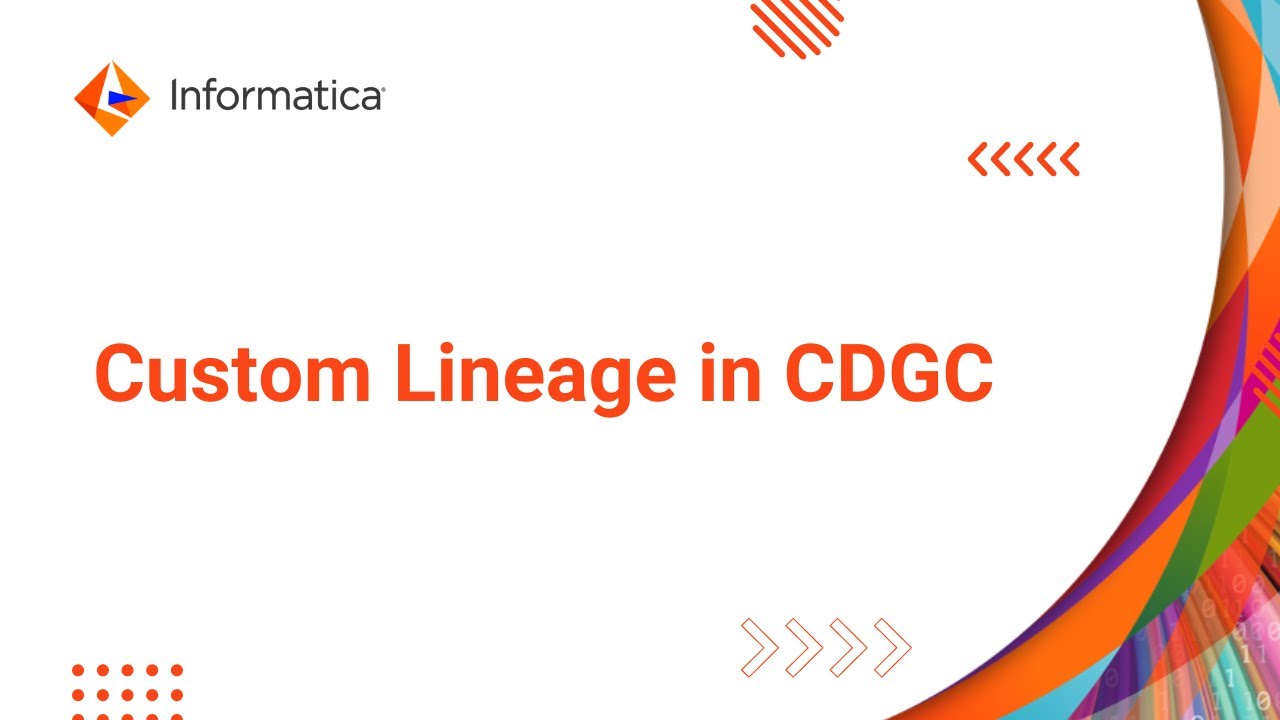 503. Custom Lineage in CDGC