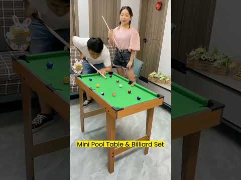 Winning product report! Big fun in a mini game: mini pool table & billiard set!