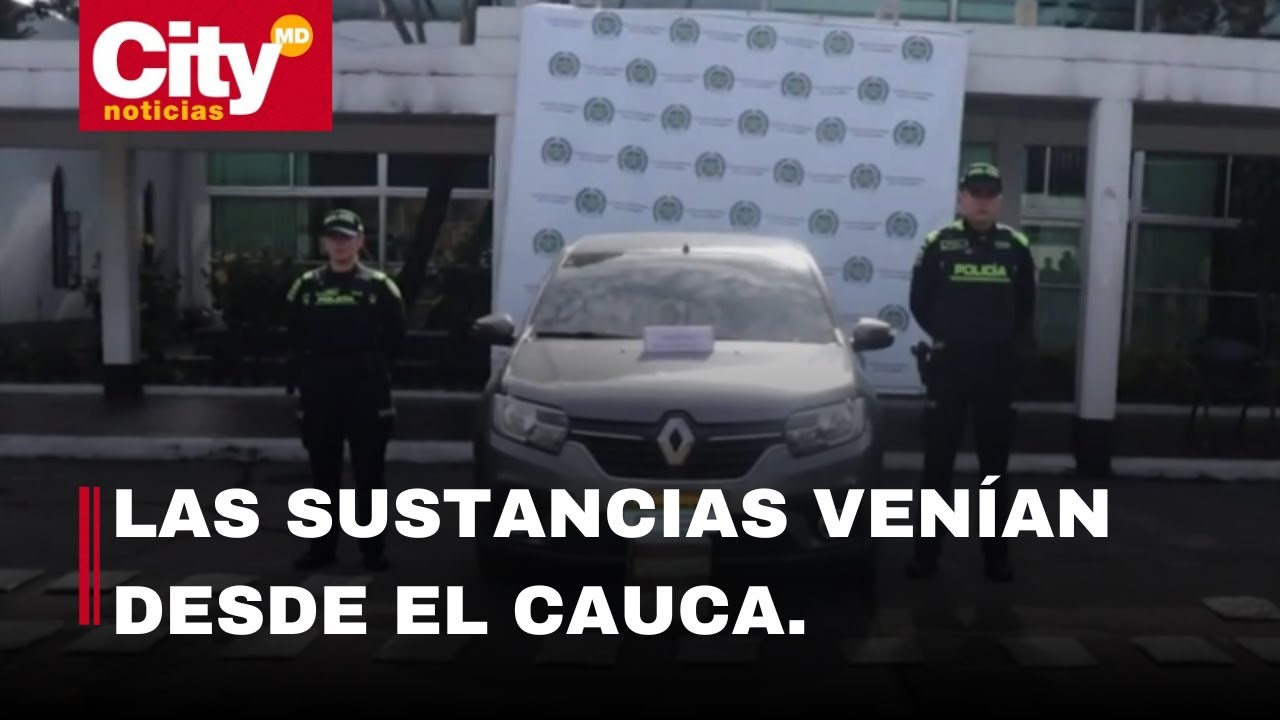 Más de 300 kilos de marihuana fueron hallados al interior de un carro robado en Tunjuelito | CityTv