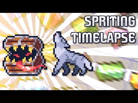 Spriting Timelapse (32x32) #2 - Mimic and Wolf