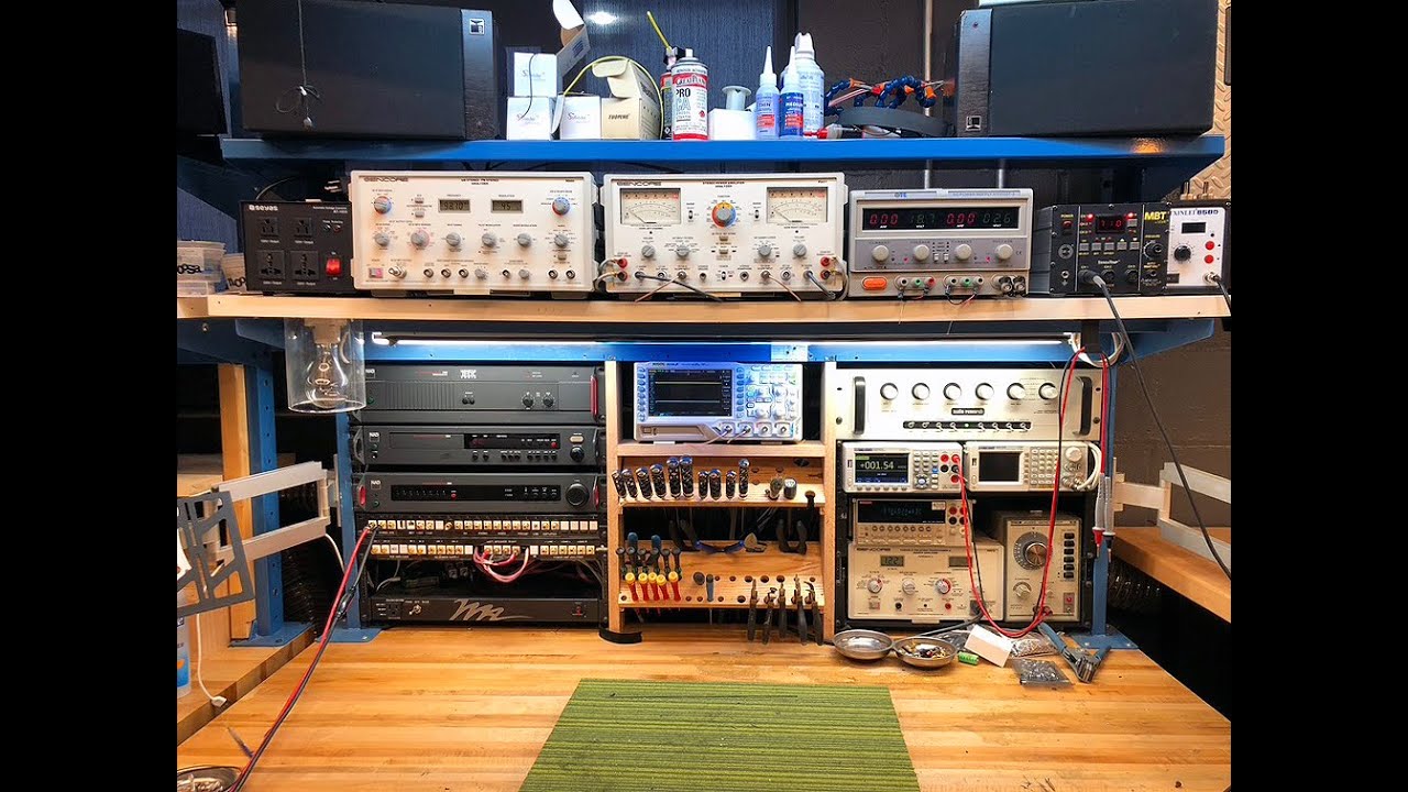 Our Audio Electronics Test Bench - Where the Magic Happens...