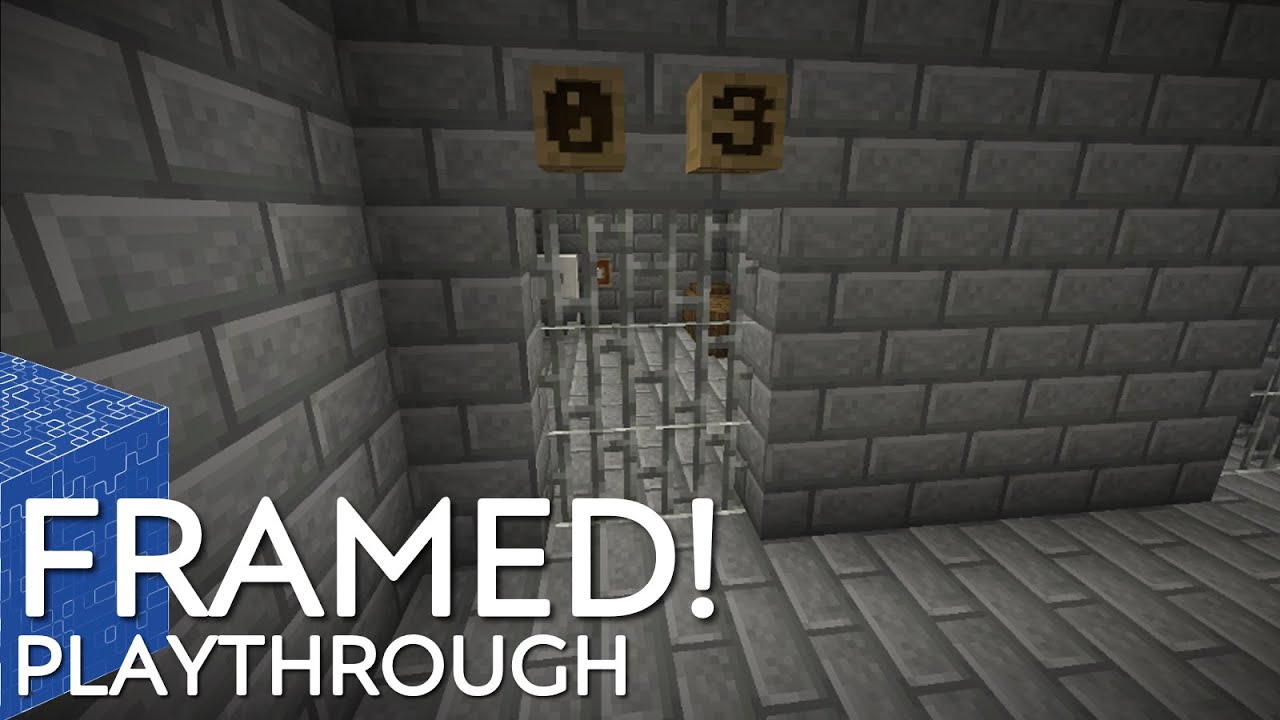 Framed! Prison Escape | Minecraft Escape Map Playthrough