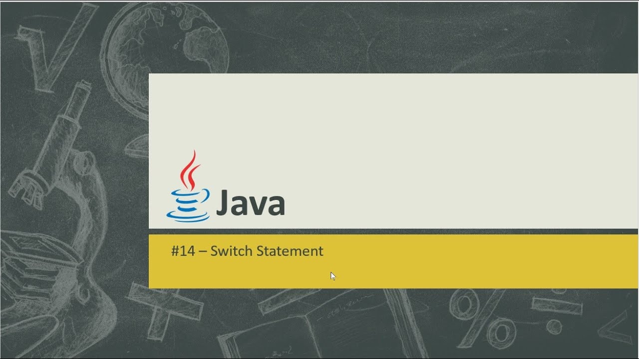 #14 Java - Switch | Enhanced Switch | Java