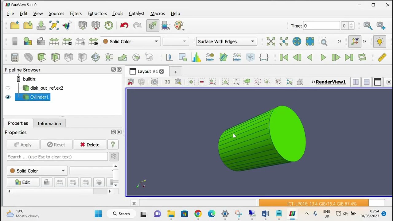 Paraview Visualization